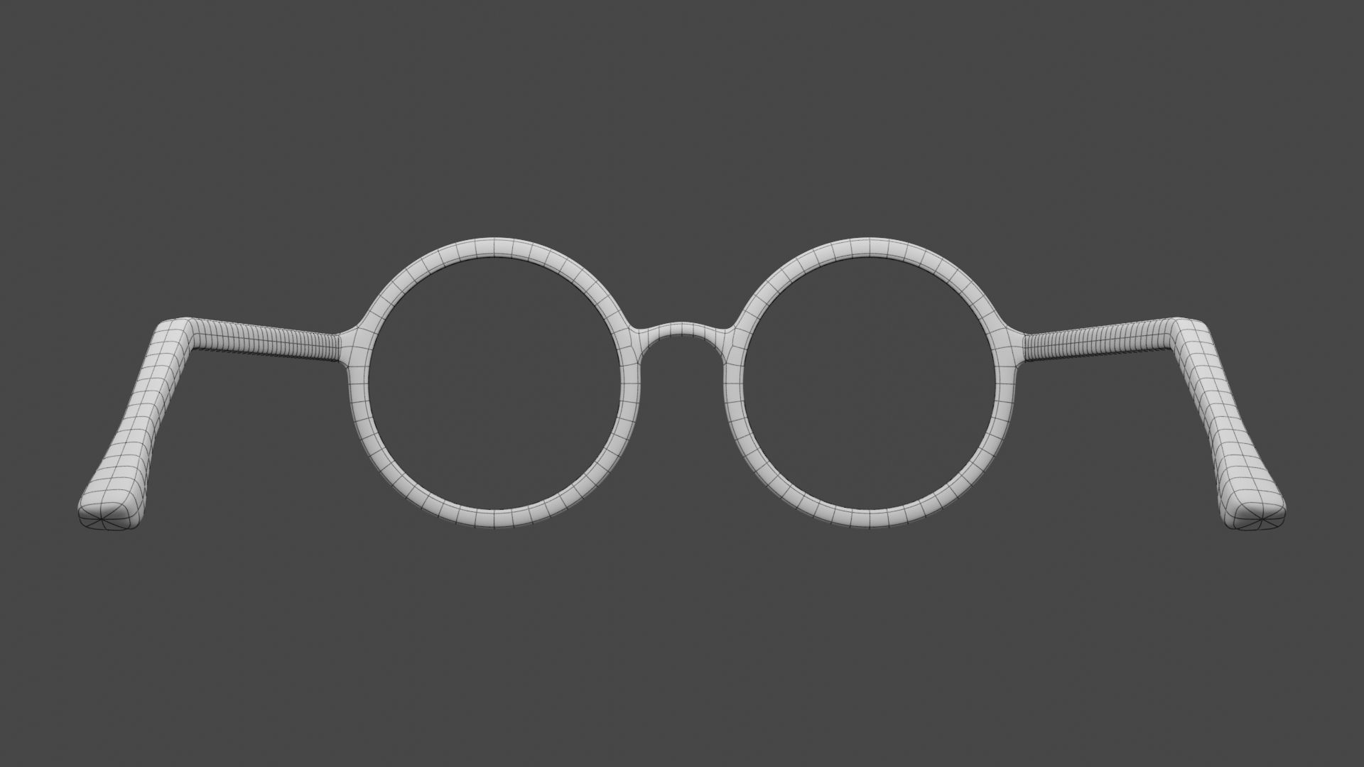 Eyeglasses or Glasses 3D Model in Easy Cartoon Minimalist Style 3D ...