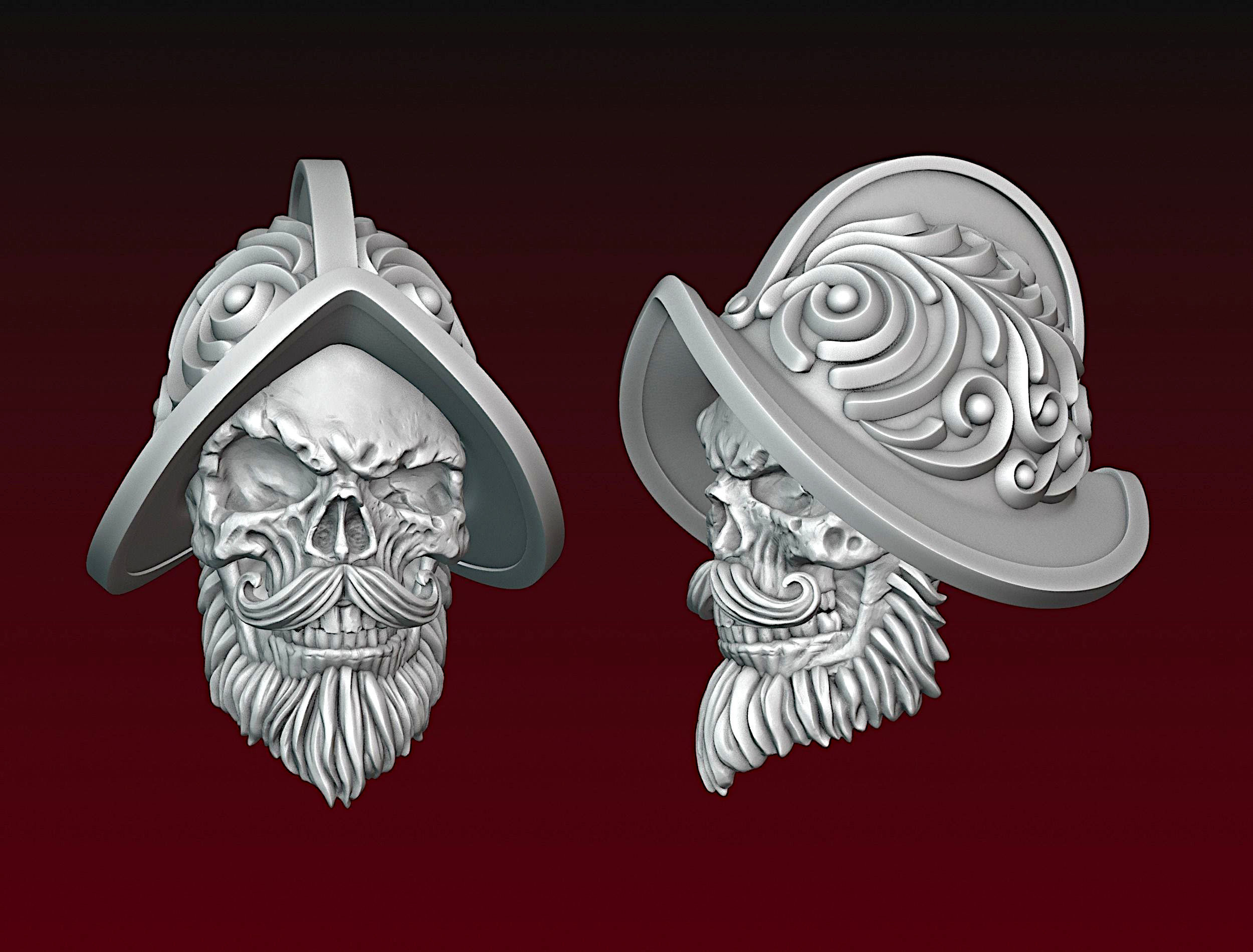 Conquistador skull 3D model 3D printable | CGTrader
