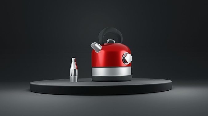 Kettle and bottel feeder 3D model 3D model animated | CGTrader