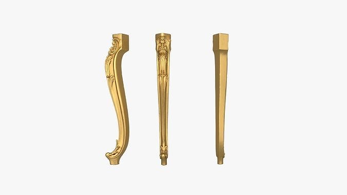 CNC table leg furniture 04 3D model 3D printable | CGTrader