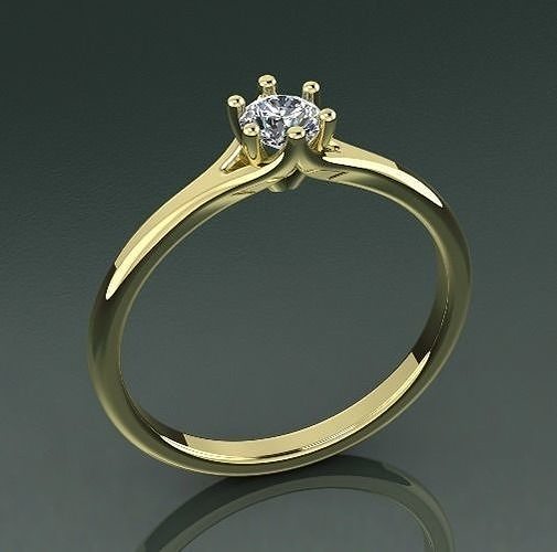 Soliter ring Model 2633 3D model 3D printable | CGTrader