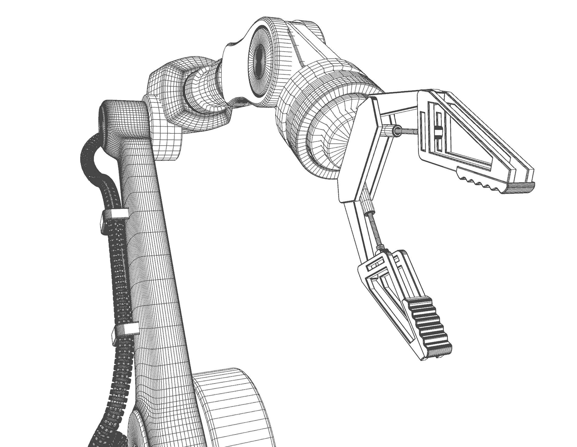 Robotic Mechanical Arm 3D model | CGTrader