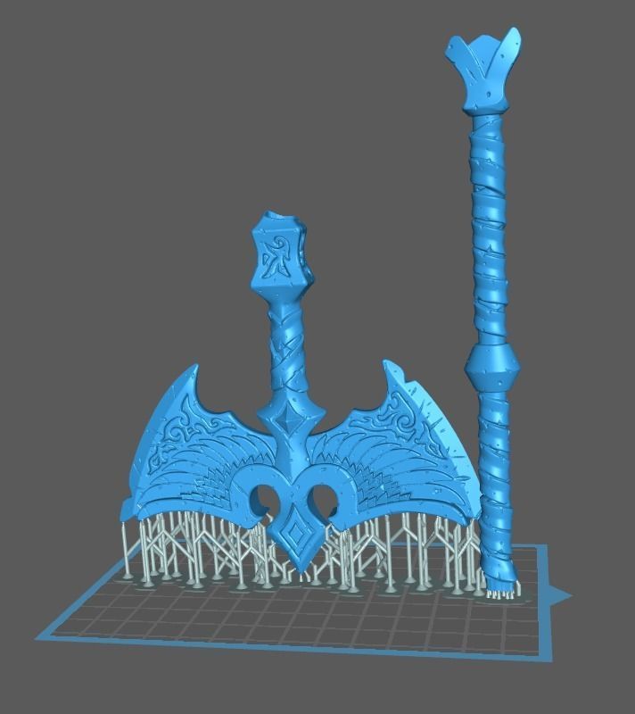 Runes weapons collection 3d print | CGTrader