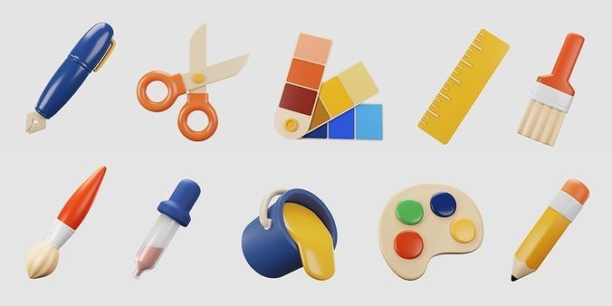 Graphic Design Tool 3D icon 3D model | CGTrader