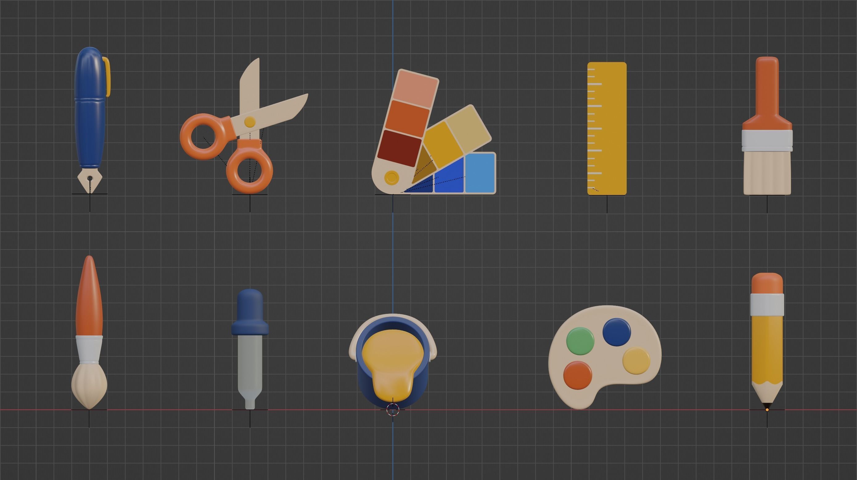 Graphic Design Tool 3D icon 3D model | CGTrader