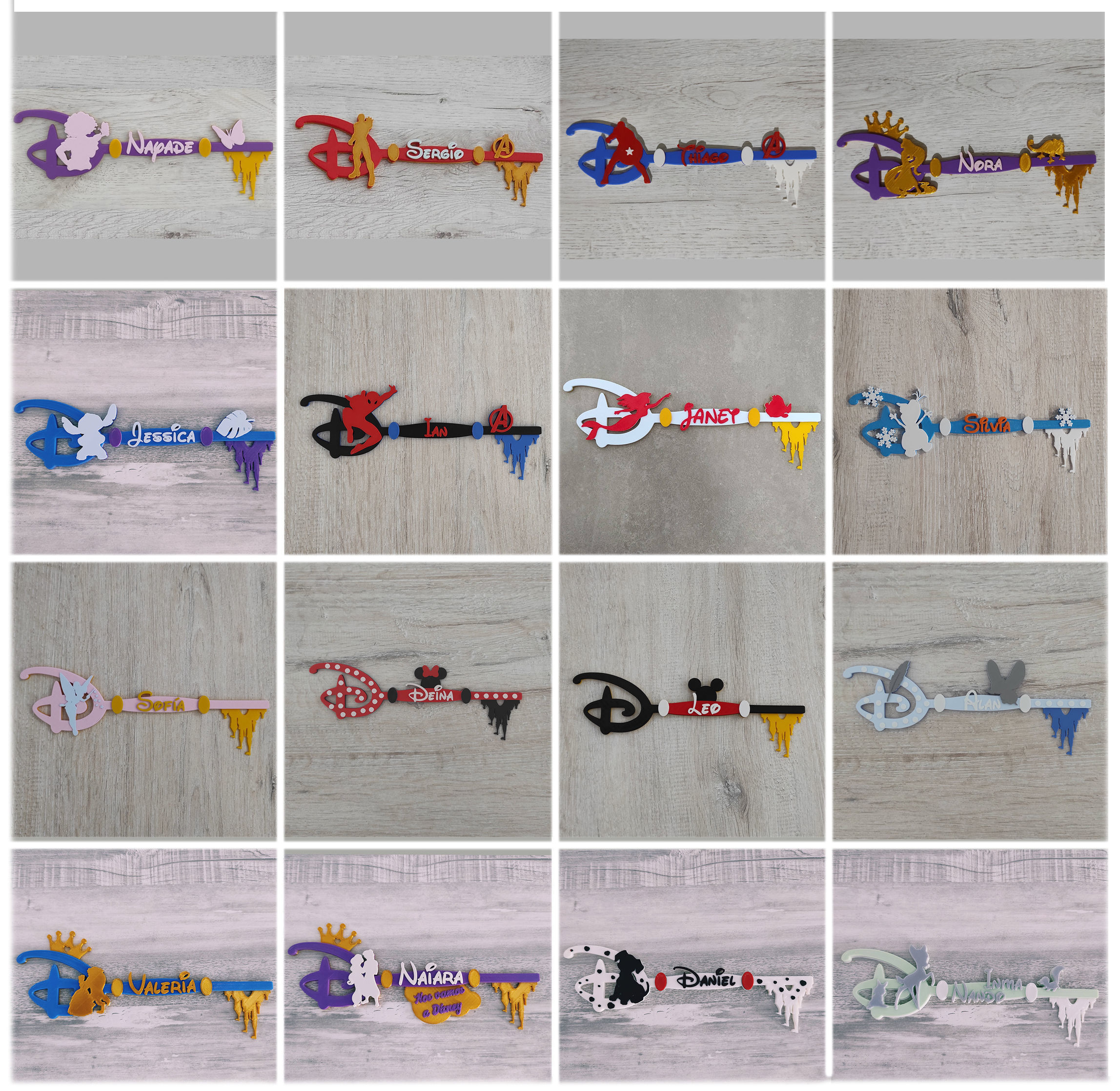 PACK DISNEY KEYS 3D model 3D printable | CGTrader