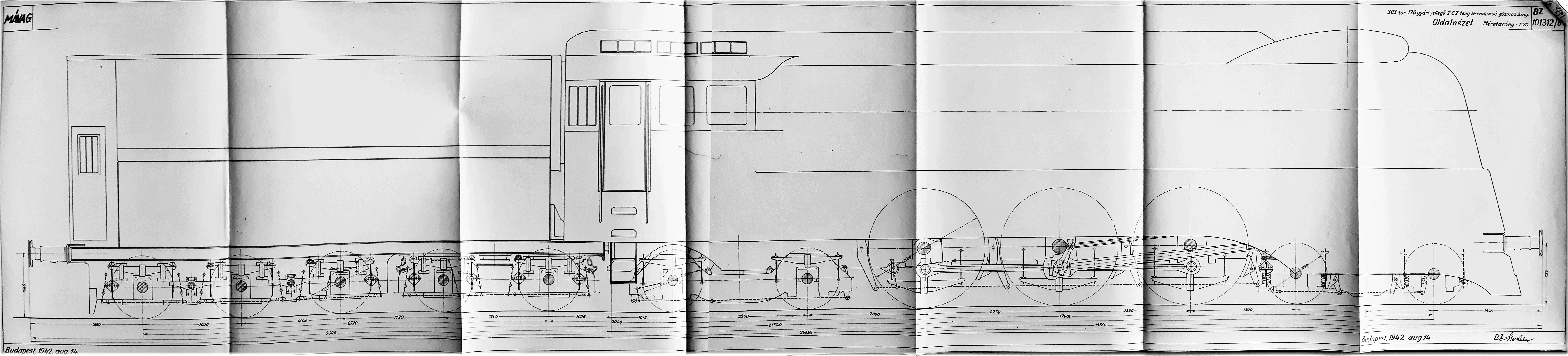 MAV 303 class streamlined locomotive concept design - N scale 3D model ...