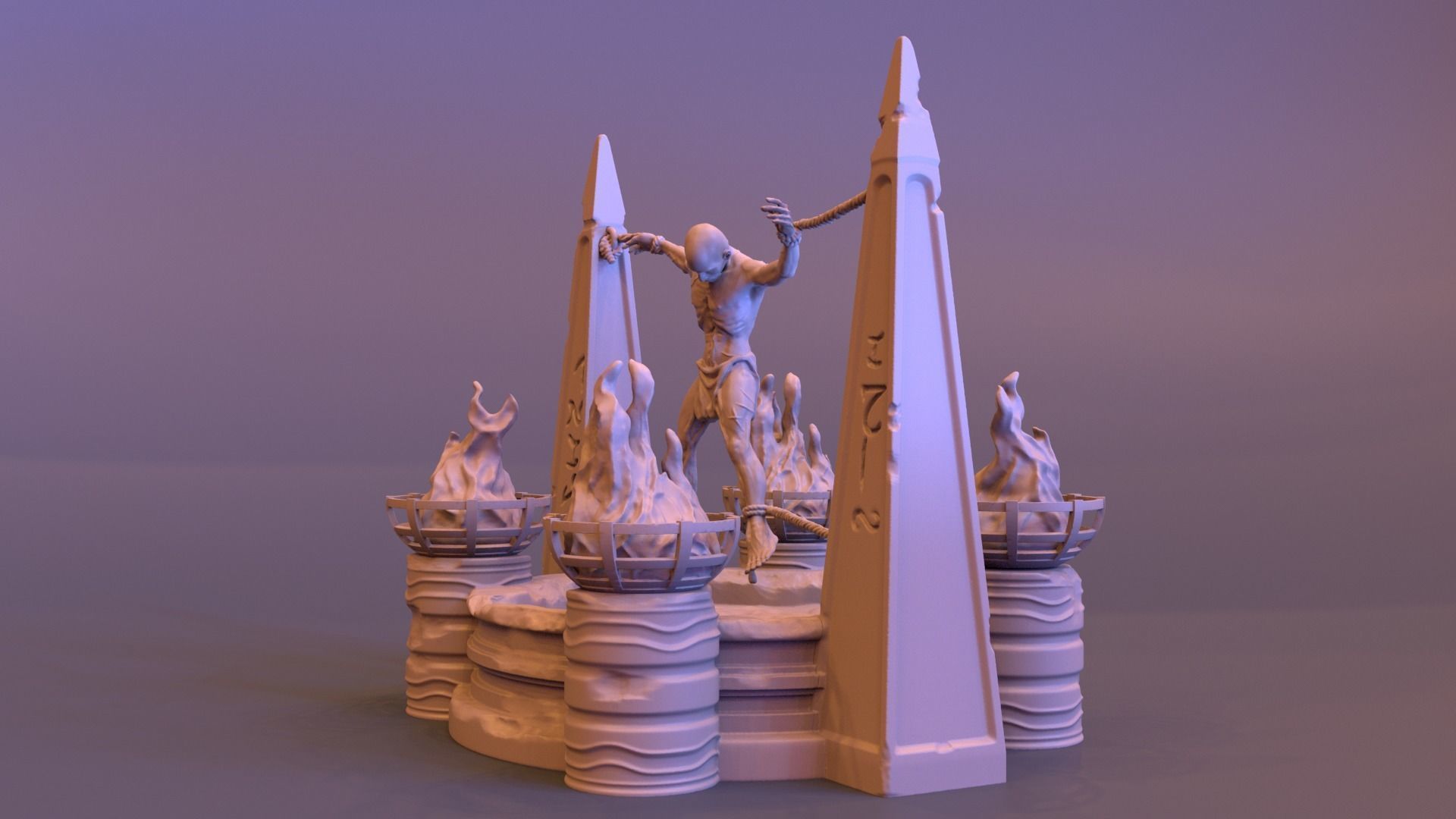 Sacrificial Altar 3D model 3D printable | CGTrader