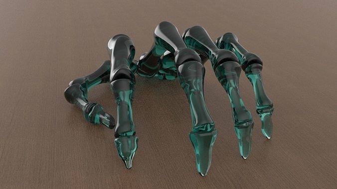Skeleton Hand 3D model | CGTrader
