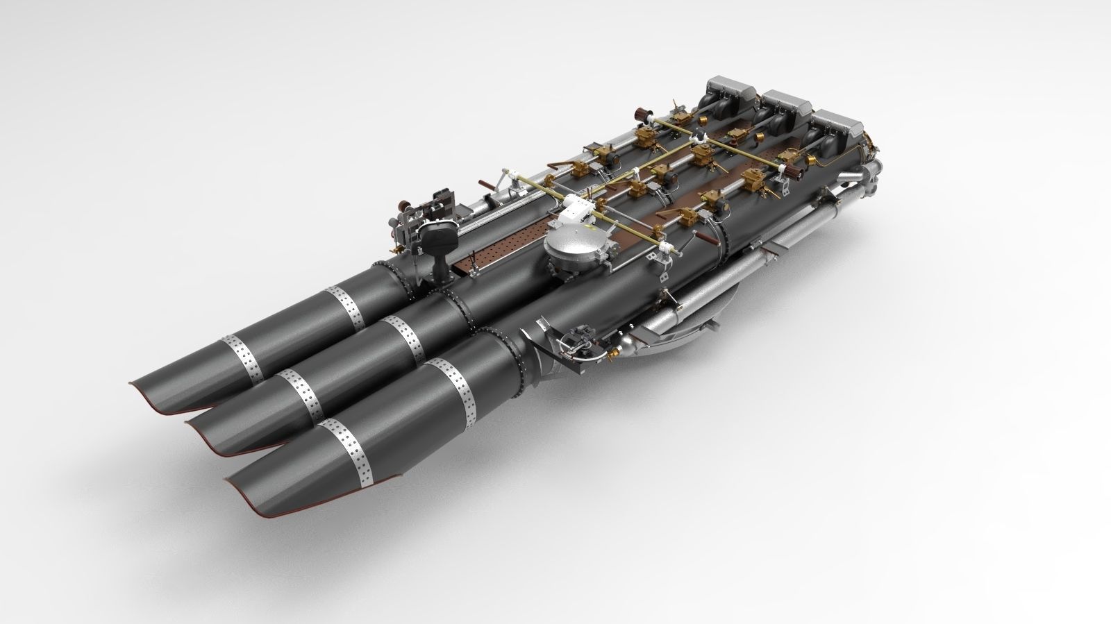 Torpedo launcher 3D model | CGTrader