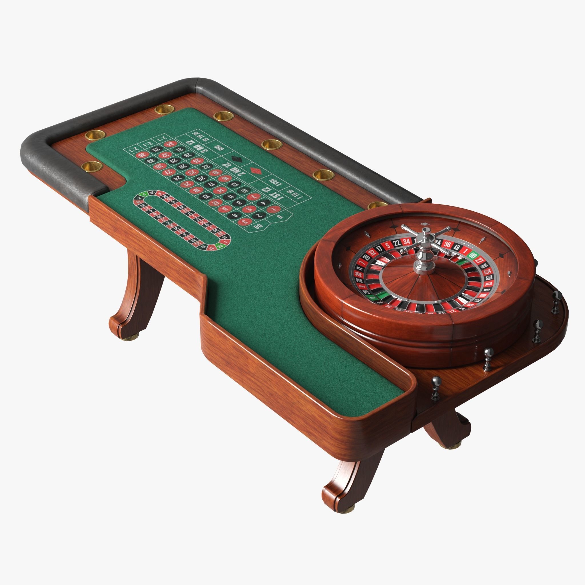 3D model Roulette Table 3D VR / AR / low-poly | CGTrader