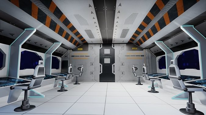 Space Station Interior 3d Model