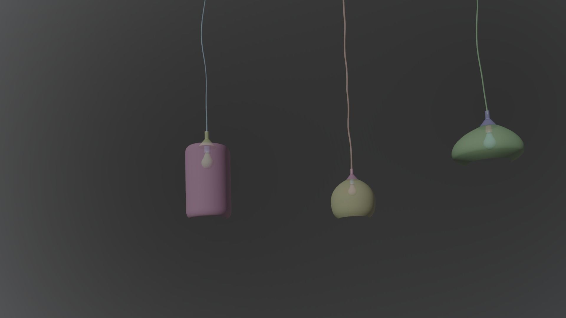 Modern ceiling lamps for interior design 3D model | CGTrader
