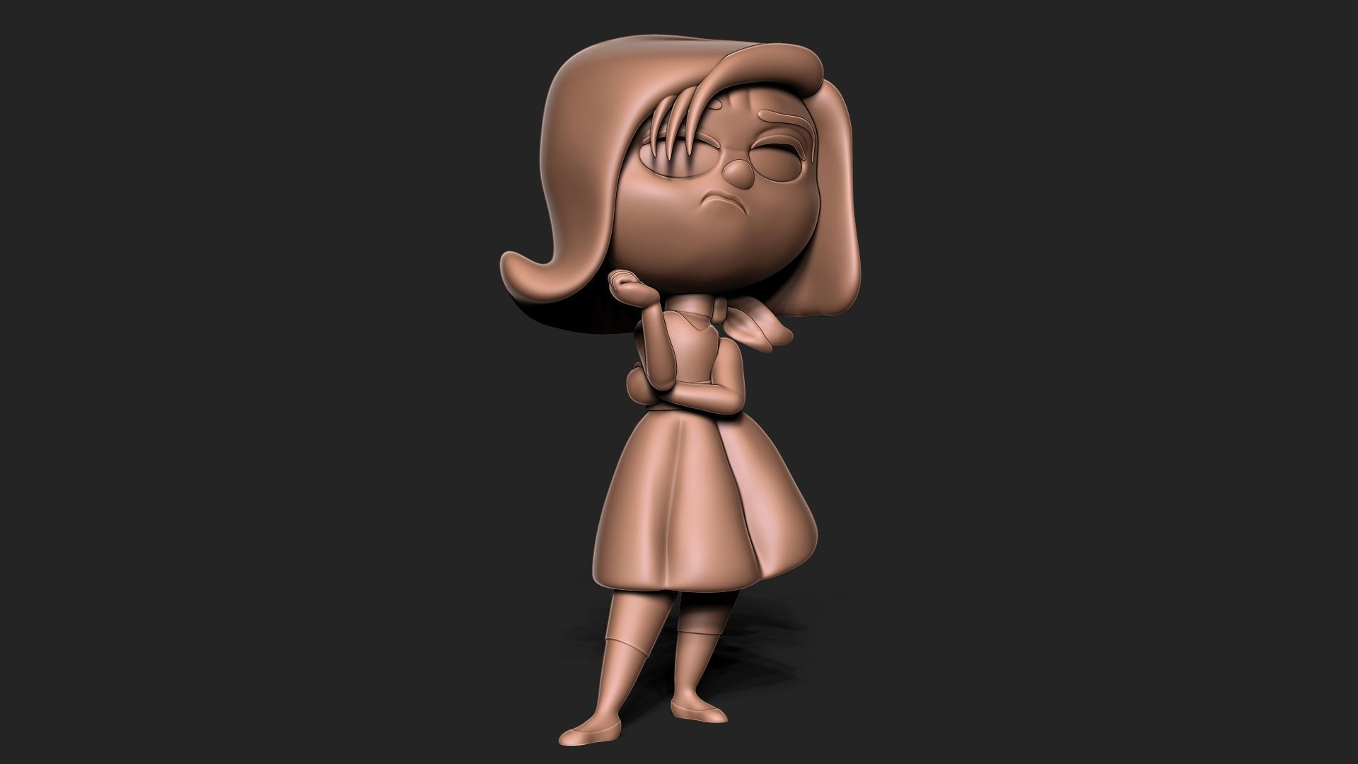 inside out - disgust 3D model 3D printable | CGTrader
