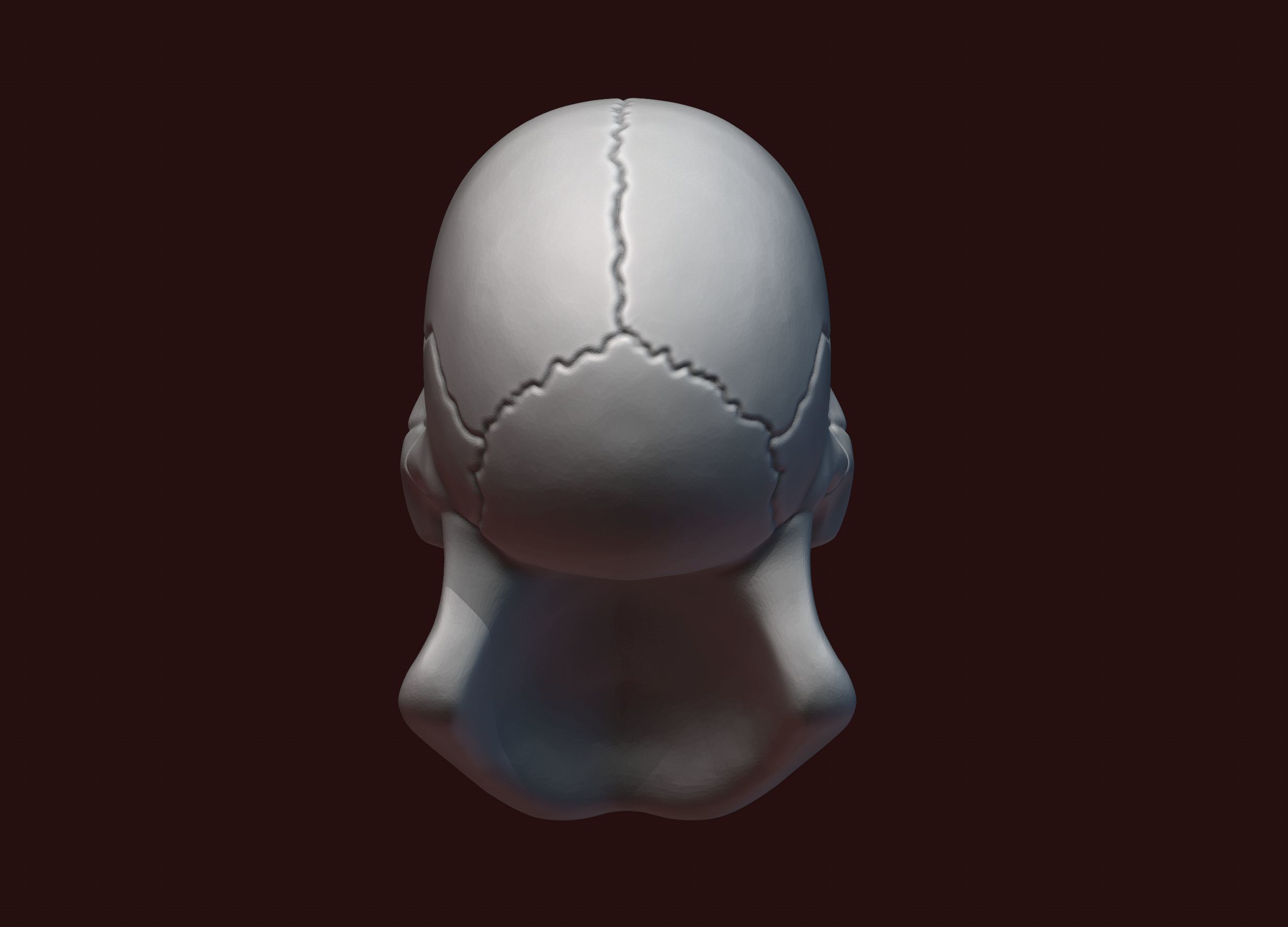 Skull stylized 3D model 3D printable | CGTrader