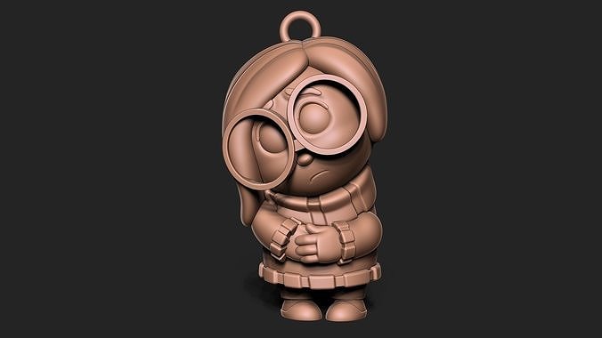 inside out sadness keychain 3D model 3D printable | CGTrader