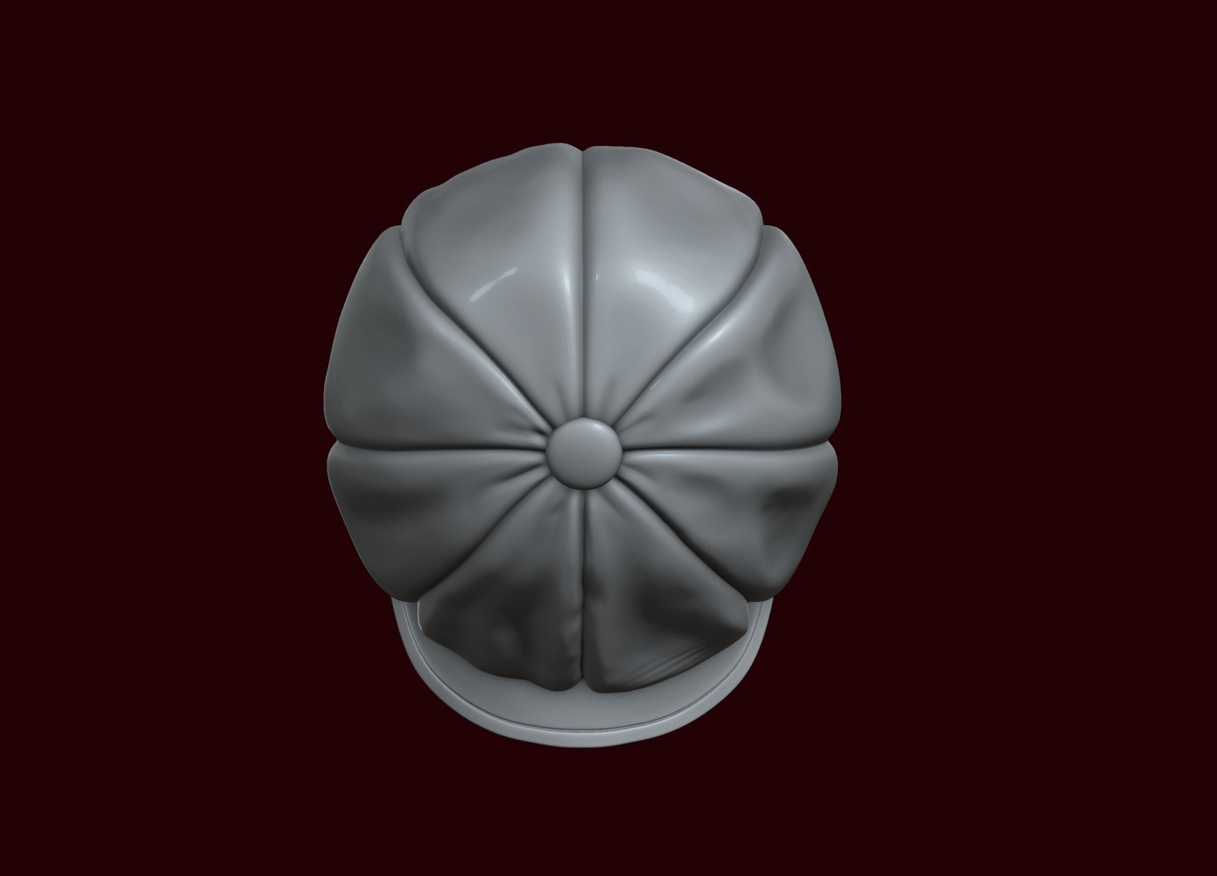 Skull in Eight-Blade Cap 3D model 3D printable | CGTrader