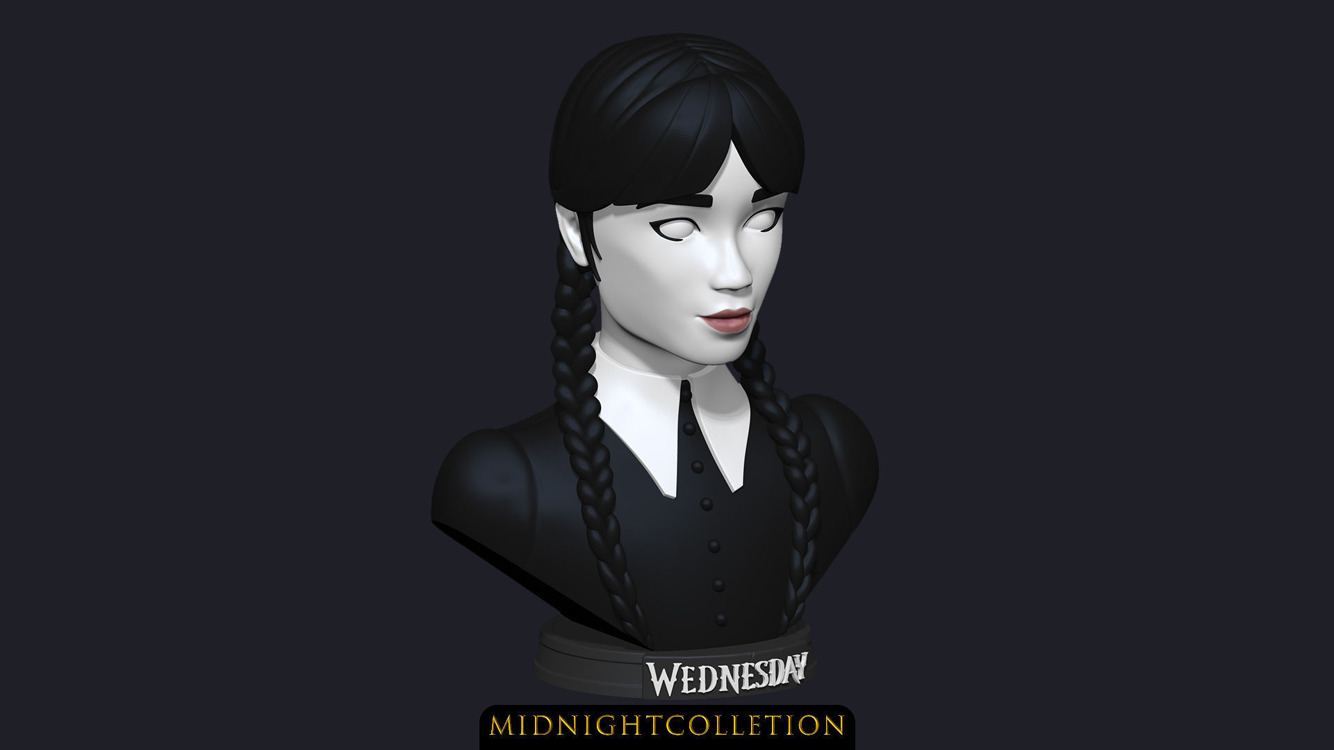 WEDNESDAY ADDAMS - WANDINHA 3D model 3D printable | CGTrader