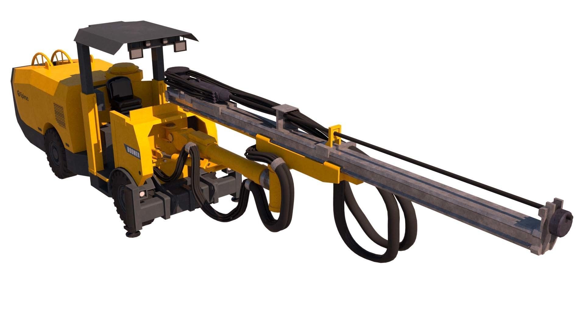3D model Boomer Epiroc T1 VR / AR / low-poly | CGTrader