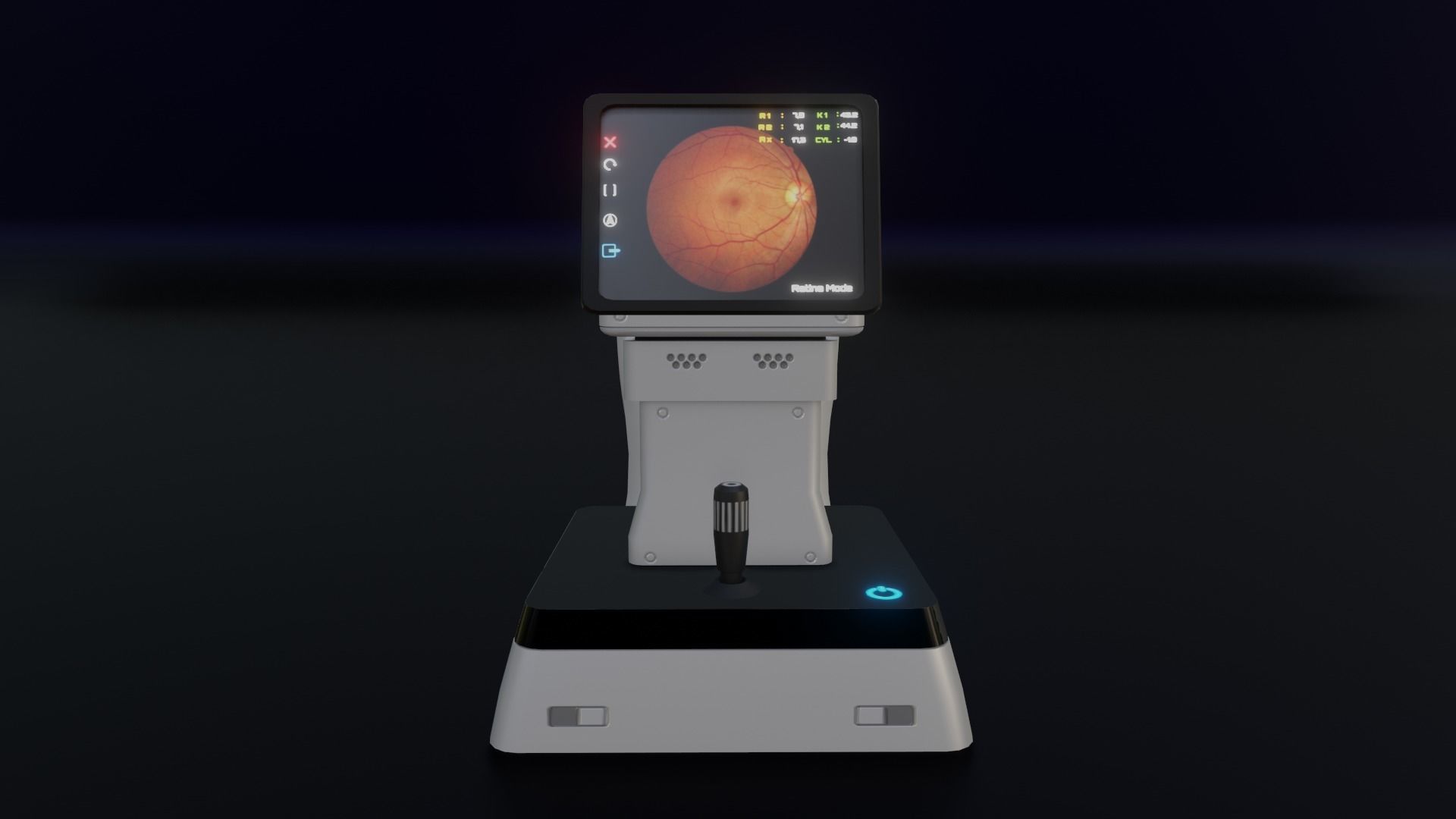 3D model The Keratometer ophthalmology machine VR / AR / low-poly ...