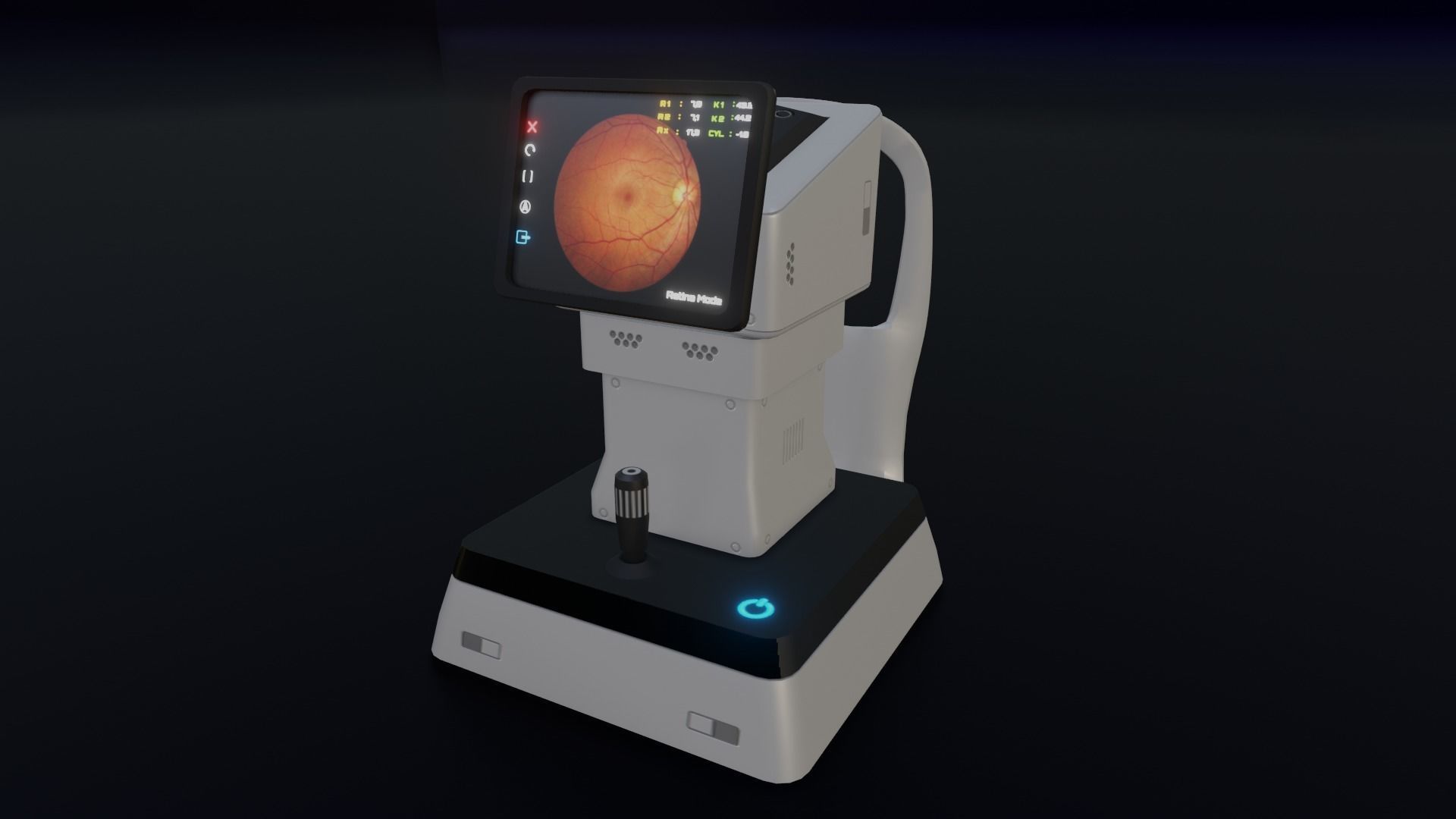 3D model The Keratometer ophthalmology machine VR / AR / low-poly ...