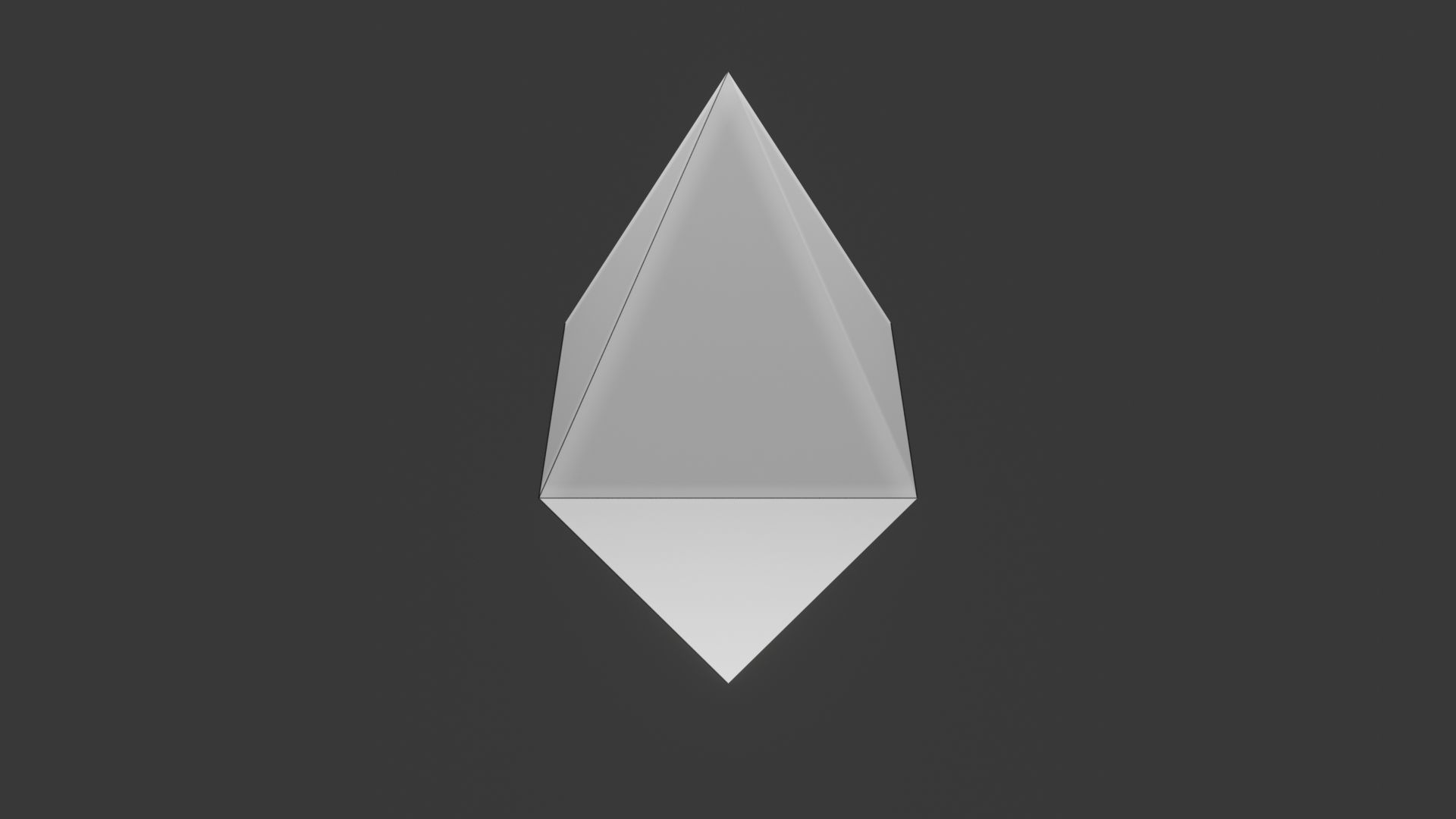 Abstract Double Square Pyramid 3D Model 3D model | CGTrader