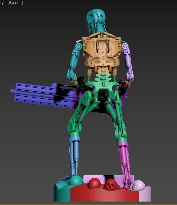 THE TERMINATOR T-800 3D model 3D printable | CGTrader