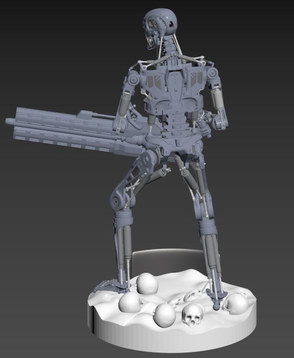 THE TERMINATOR T-800 3D model 3D printable | CGTrader