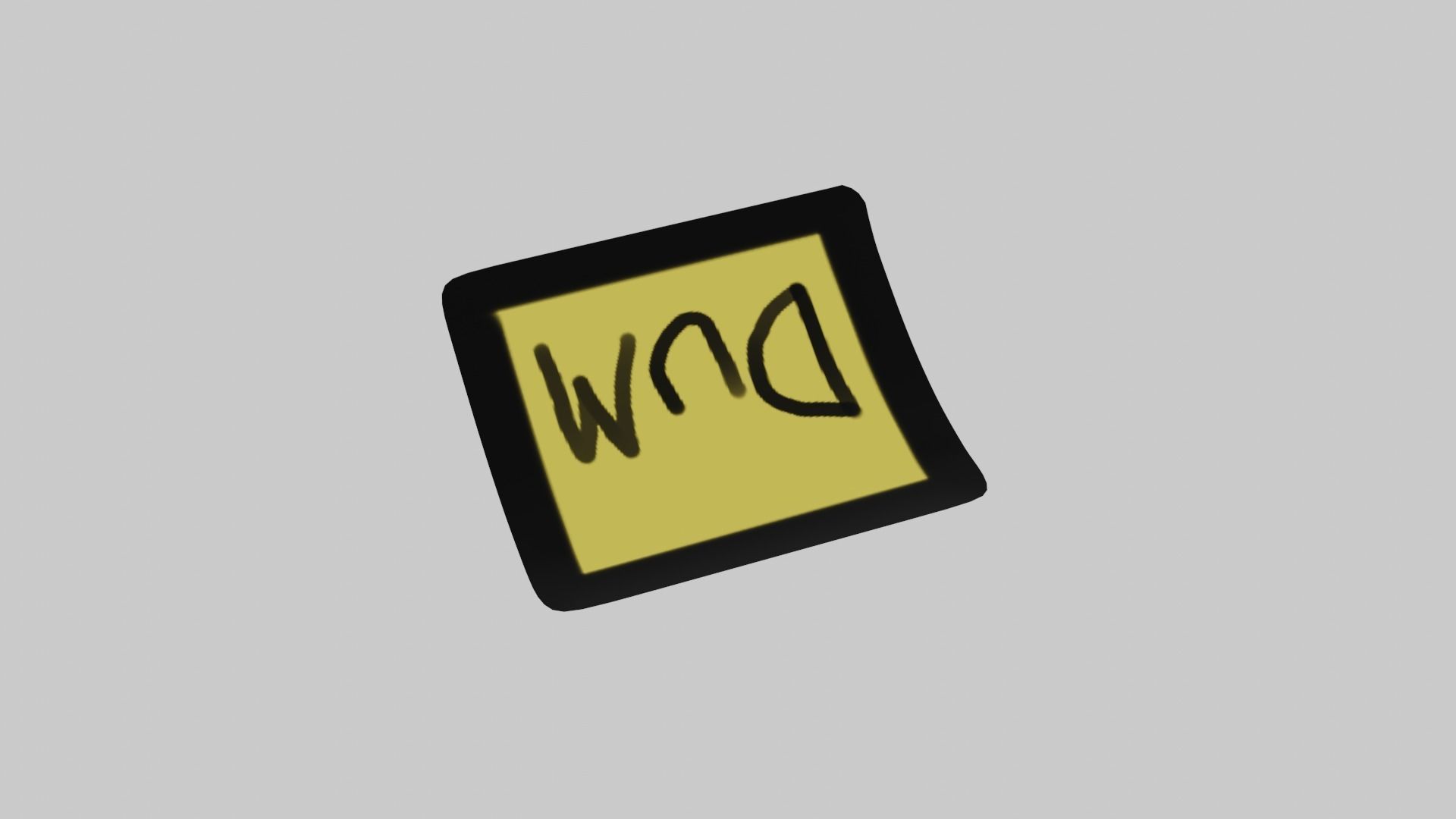 Dum Stick Note free 3D model | CGTrader