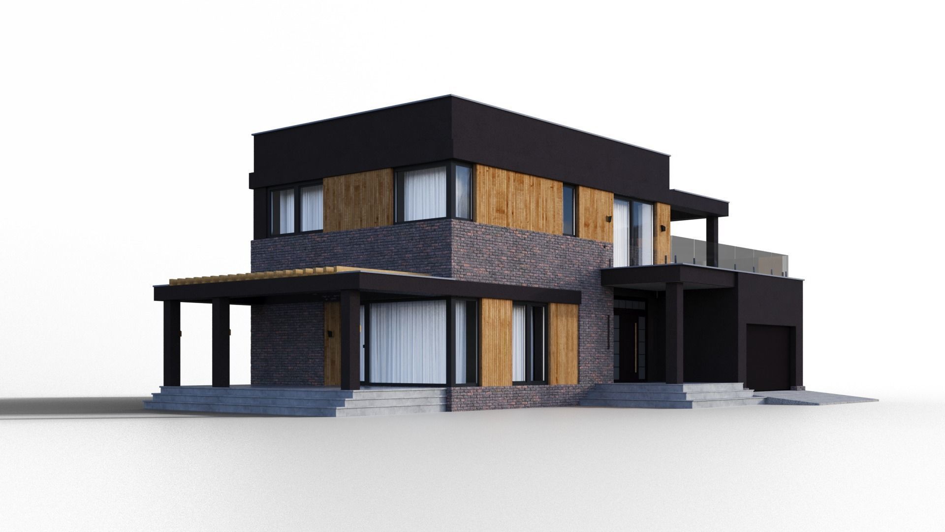 Modern House 3D model | CGTrader