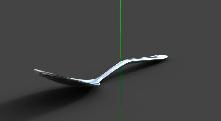 Basic Spoon 3D model | CGTrader