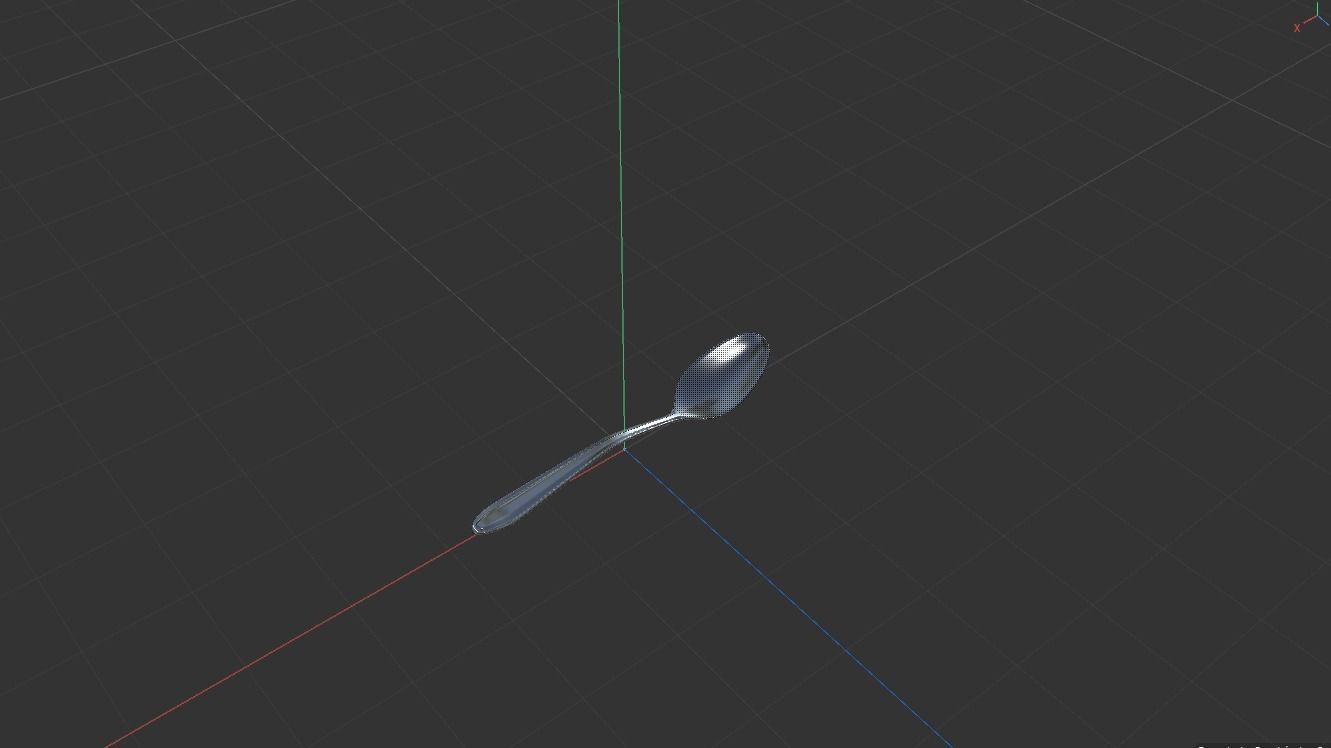 Basic Spoon 3D model | CGTrader