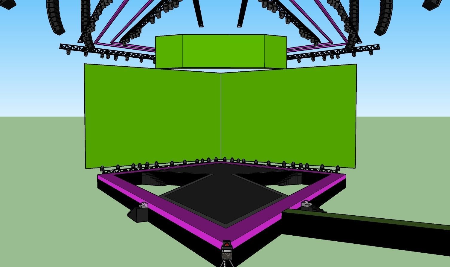 3D model Stage MTV Video Music Awards 2019 VR / AR / low-poly | CGTrader