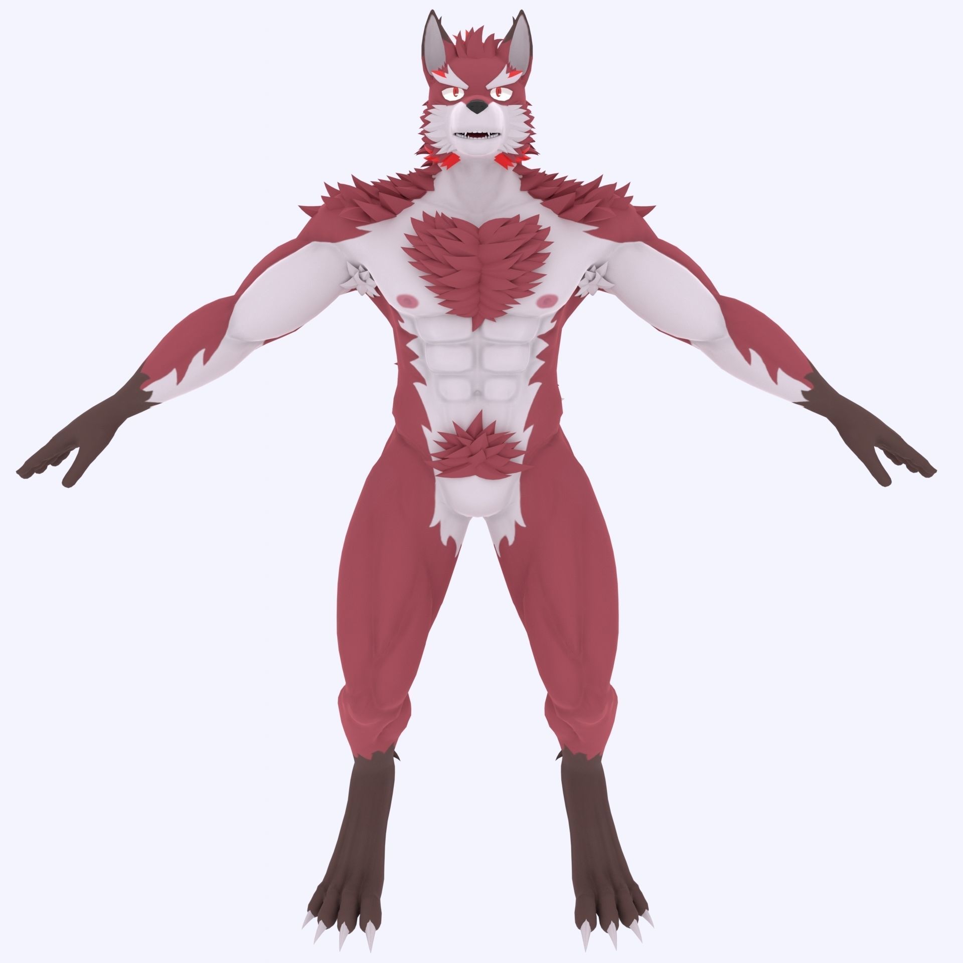 3D model Diederich Olsen from Knights College - Furry Character VR / AR ...