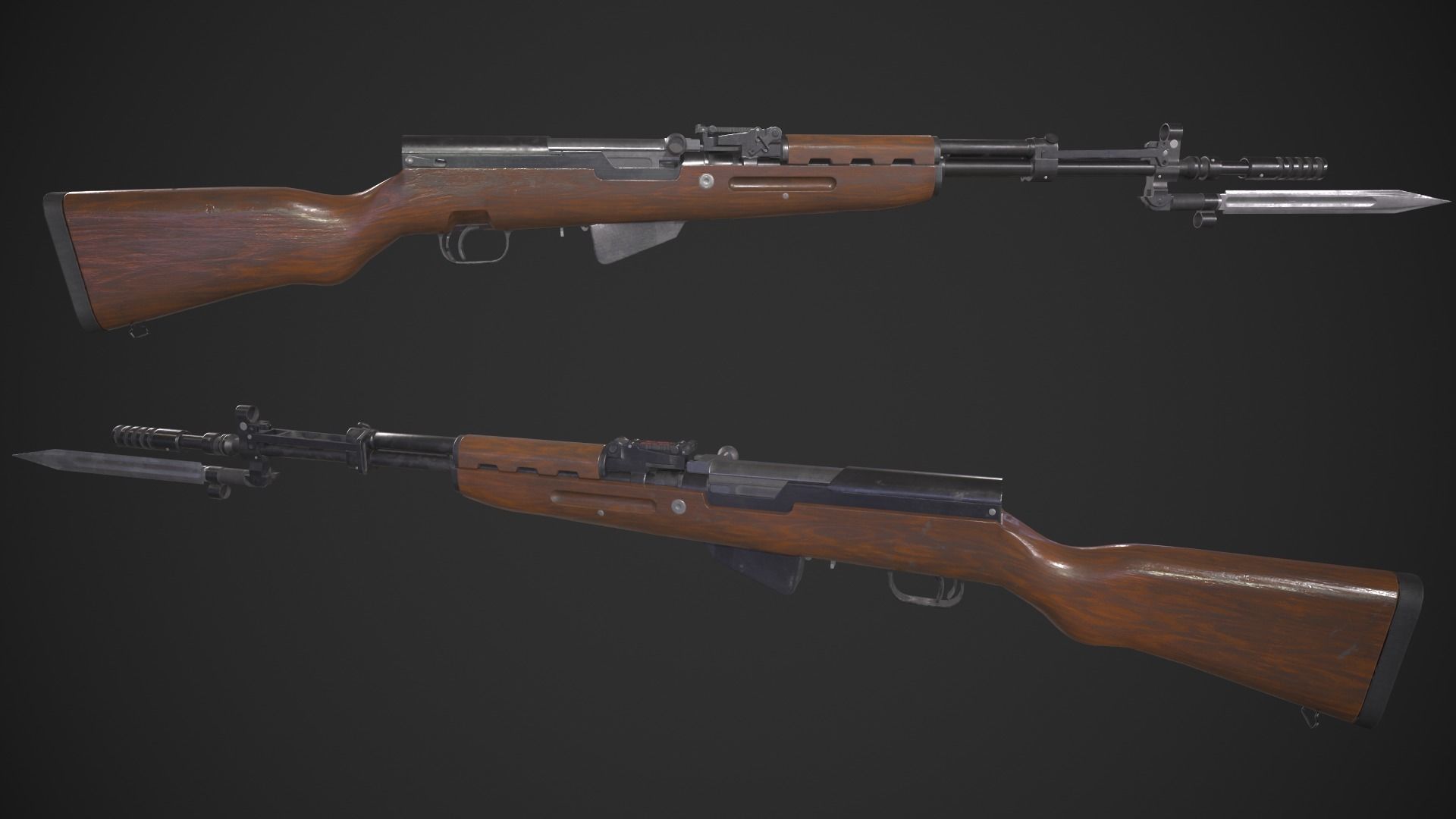 3D model SKS Rifle VR / AR / low-poly | CGTrader