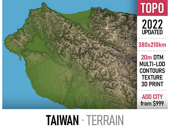 3D model Taiwan VR / AR / low-poly | CGTrader