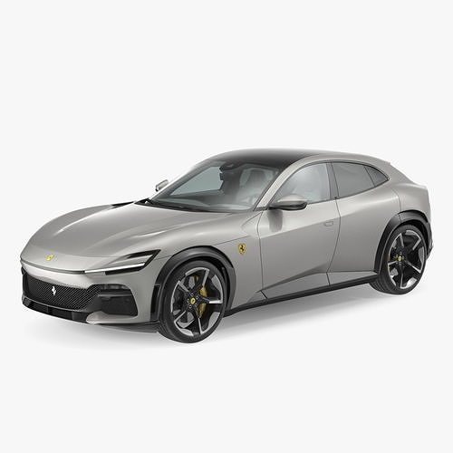2023 Ferrari Purosangue SUV Grey 3D model | CGTrader