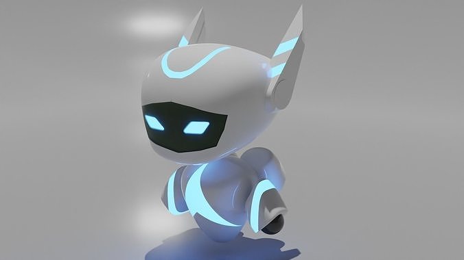 3D model Futuristic robot 3D model VR / AR / low-poly | CGTrader