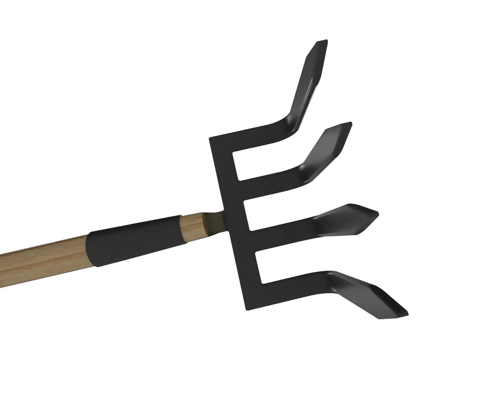 Pitchfork garden 3D model | CGTrader