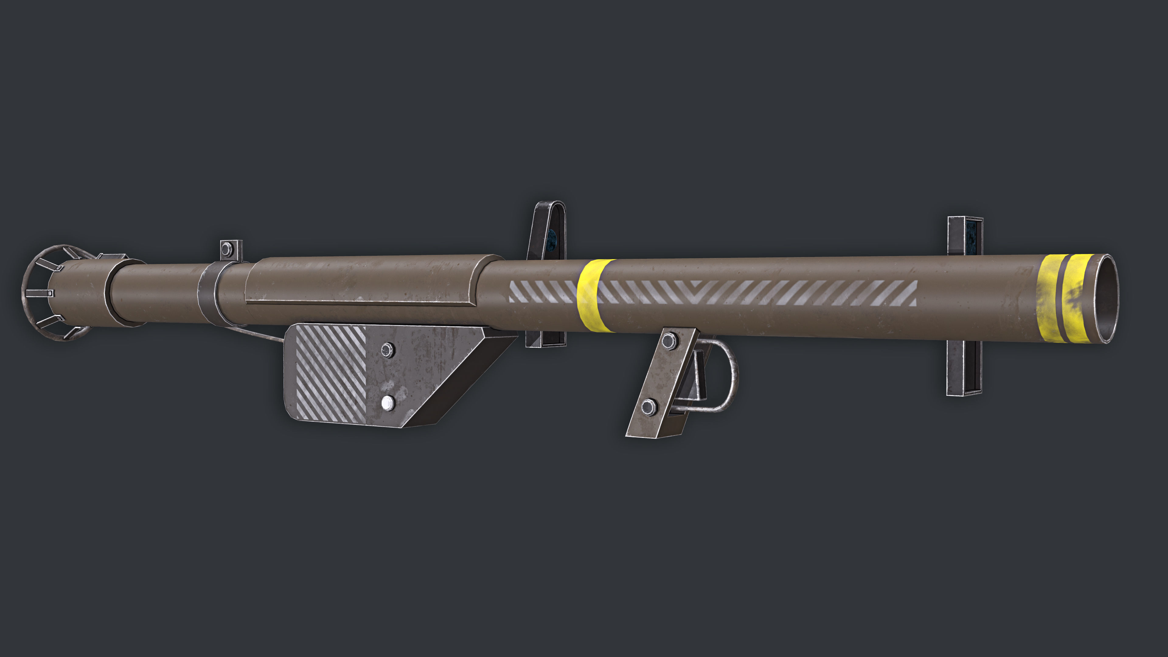 3D model Rocket Launcher Game Ready 8 VR / AR / low-poly | CGTrader