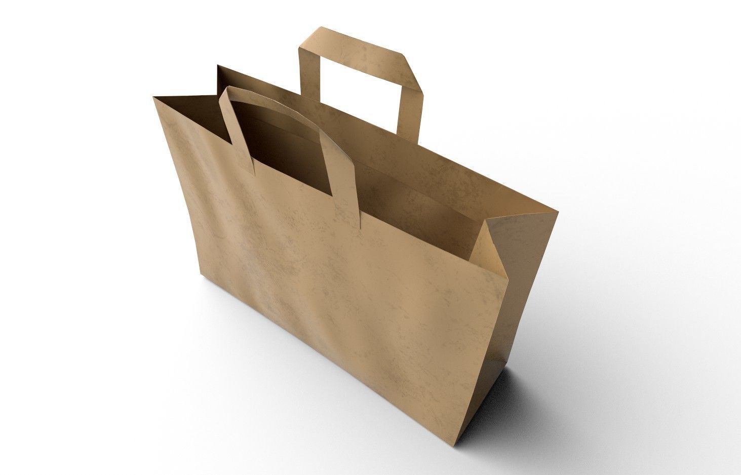 3D model Paper Bag 02 VR / AR / low-poly | CGTrader