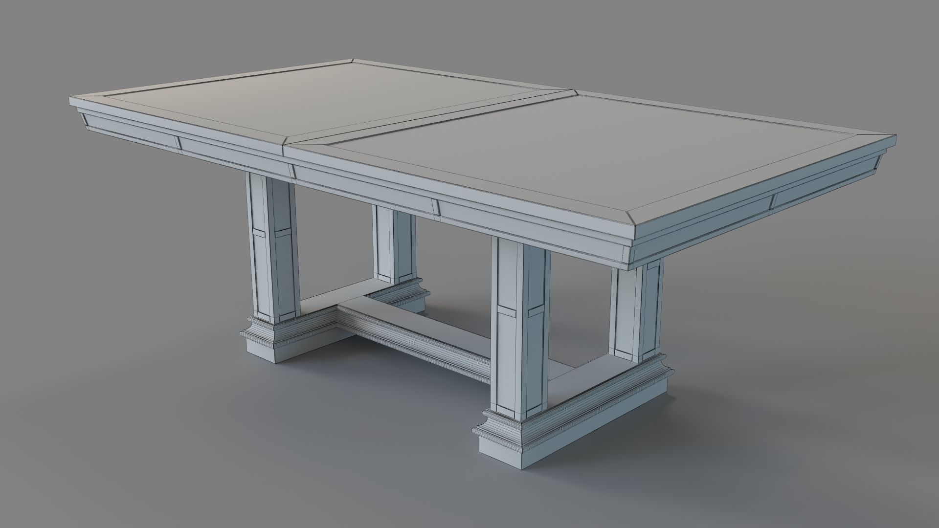 Ava Extending Dining Table 3D model | CGTrader