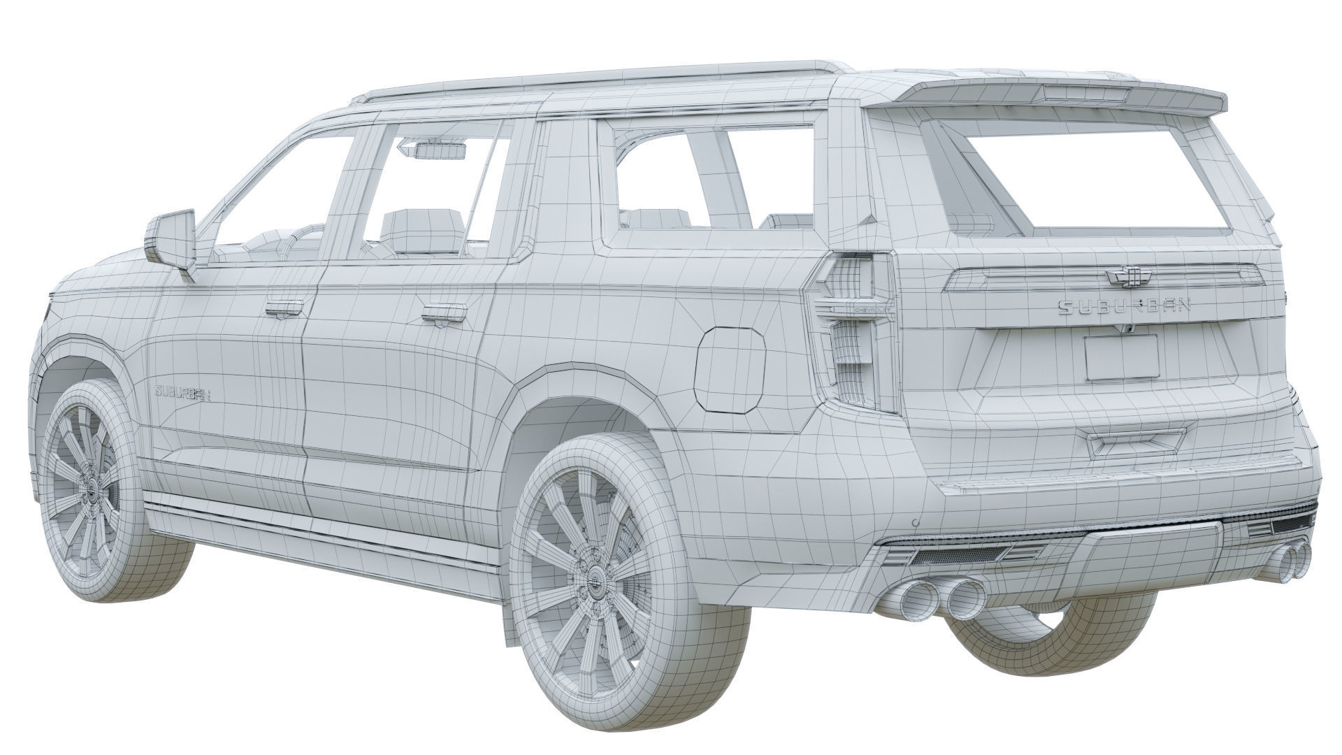 Chevrolet Suburban 2020 3D model | CGTrader