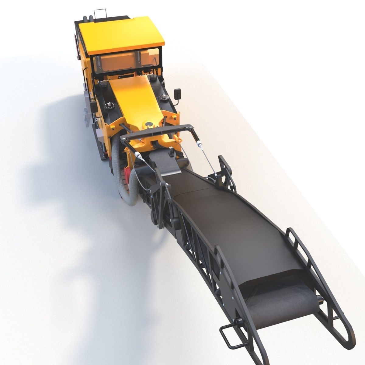 Asphalt Milling Machine 1 3D model | CGTrader