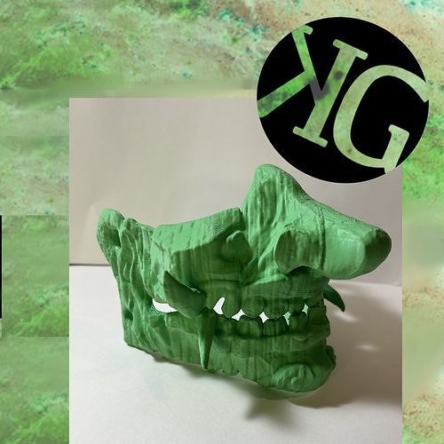 KG Customs and Creations Long Nose Wood ONI mask 3D model 3D printable ...