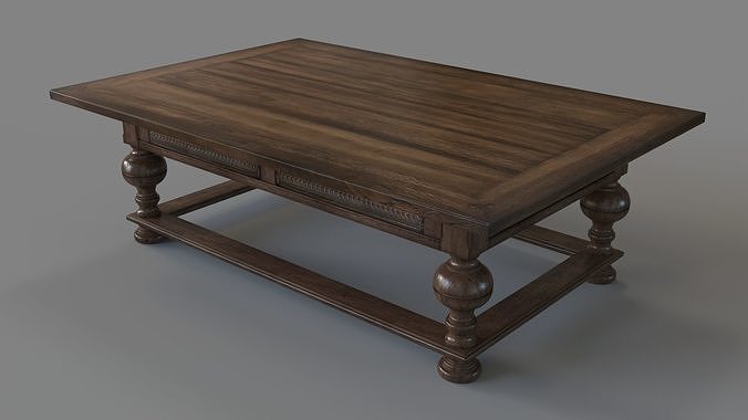 Ellington Coffee Table 3D model | CGTrader