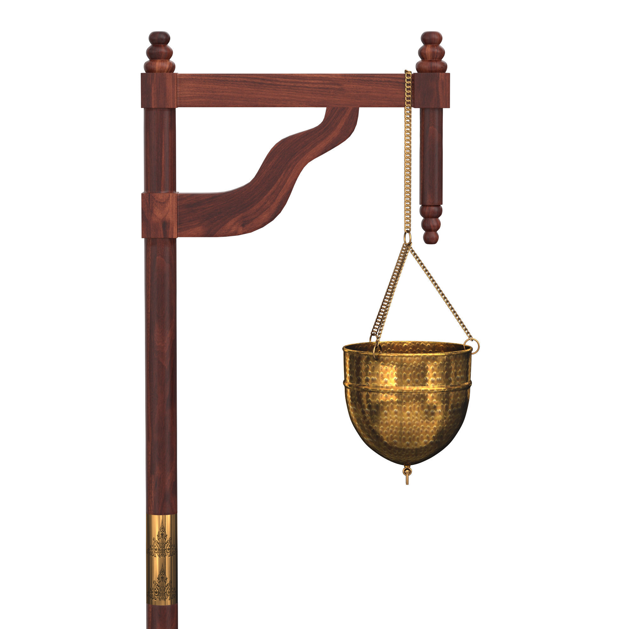 Shirodhara Oil Stand 3D model | CGTrader