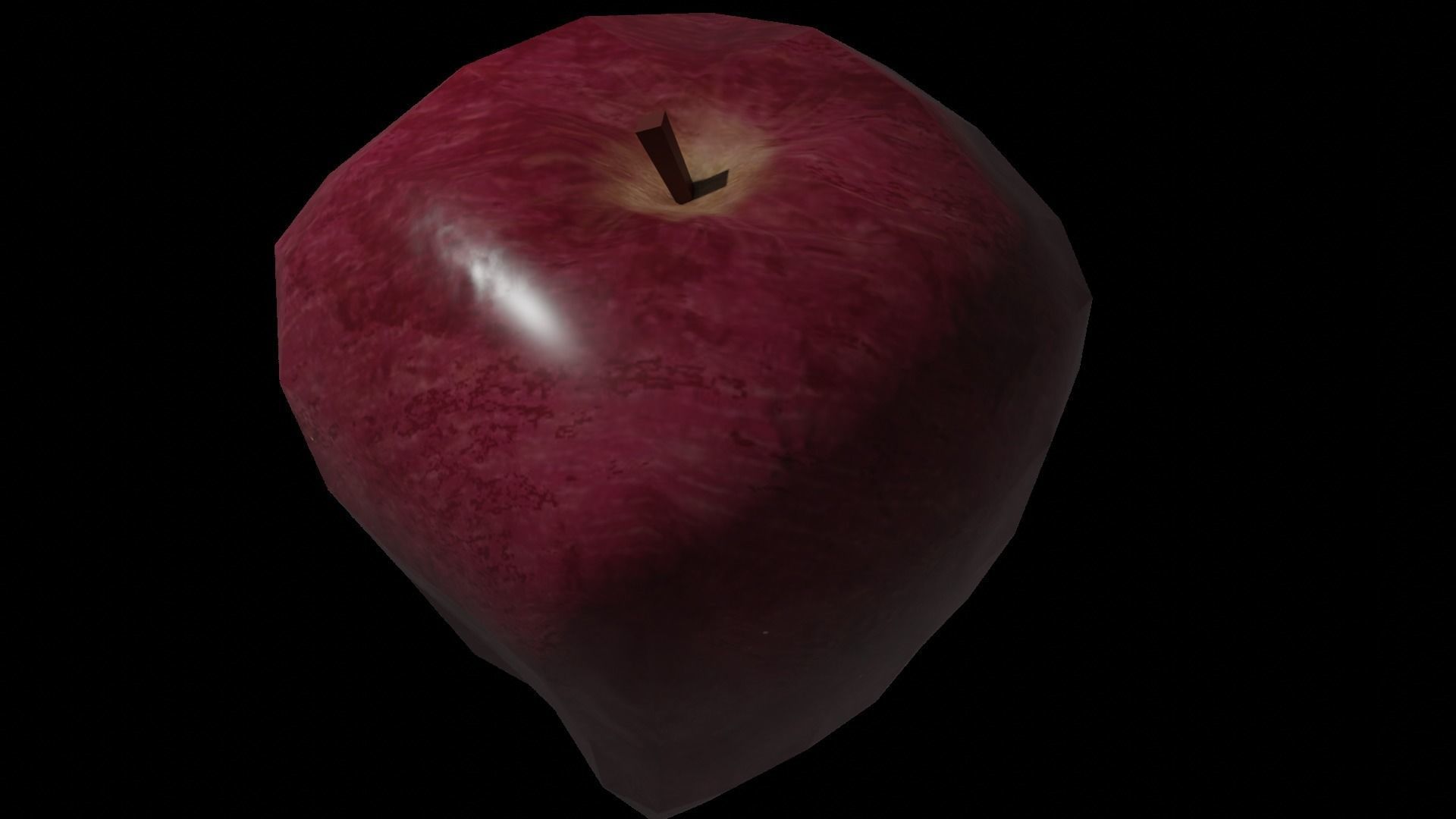 3D model Low Poly Apple High Detailed Fully Custom PBR VR / AR / low ...