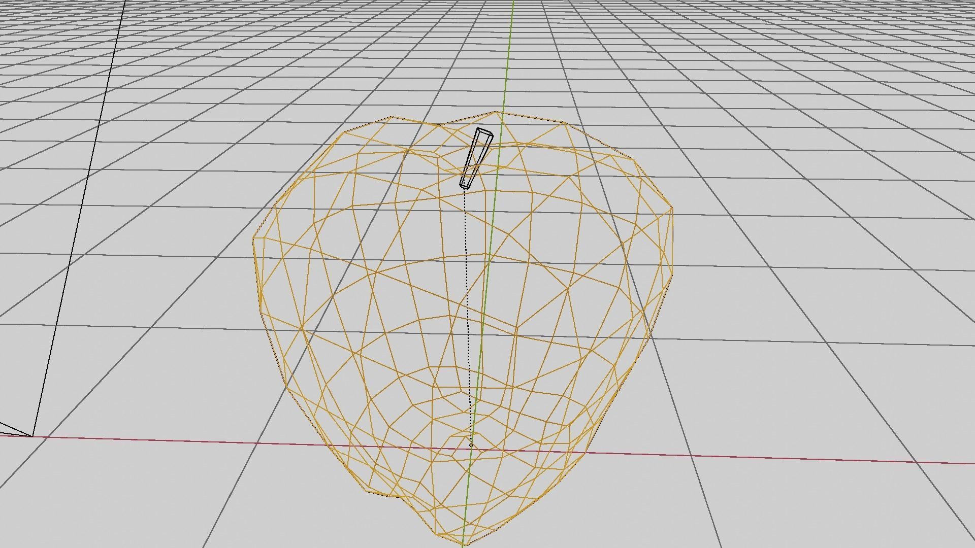 3D model Low Poly Apple High Detailed Fully Custom PBR VR / AR / low ...