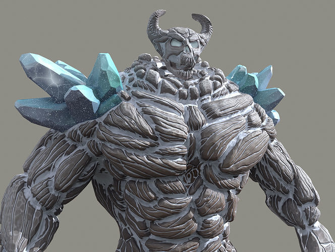 3D model Elemental Golems VR / AR / low-poly | CGTrader